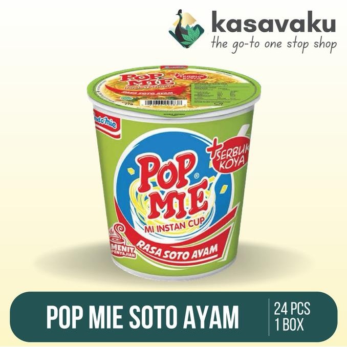 Jual READY POP MIE RASA SOTO AYAM 1 DUS ISI 24 PCS | Shopee Indonesia