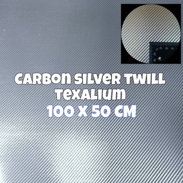 Jual HARGA DISC - Carbon Kevlar Silver Bahan Serat Karbon Kevlar Silver ...