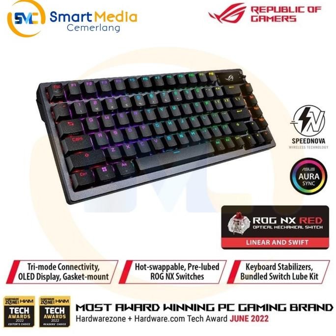 Jual CO ASUS ROG Azoth 75 Wireless DIY Custom Gaming Keyboard | Shopee ...