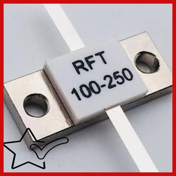 Jual [SRE] RFT 100-250 RESISTOR DUMMY LOAD FLANGE RF 100 OHM 250 WATT ...