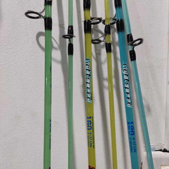 Jual Joran pancing sambung 2 panjang 180cm fiber transparan sambungan drat | Shopee Indonesia