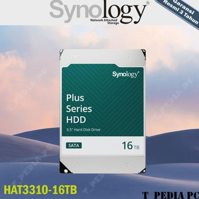 Jual CO Synology HAT3310-16T 3.5" SATA HDD Plus Series NAS 16TB ...