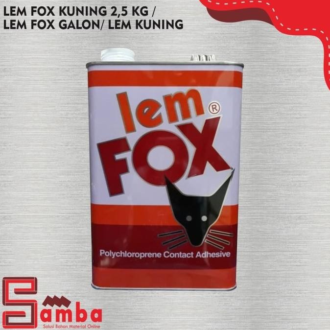 Jual Lem Fox Kuning 2,5 Kg / Lem Fox Galon/ Lem Kuning Original ...
