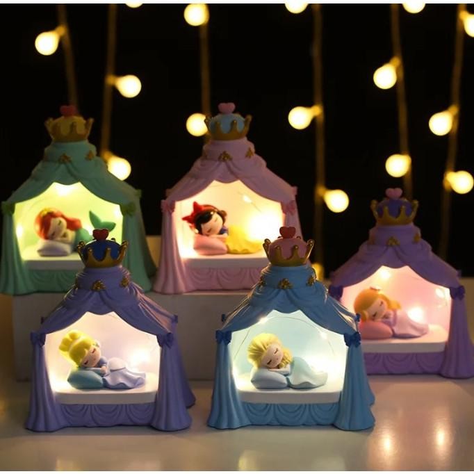 Jual Ready Lampu Tidur Anak Disney Princess Elsa Ariel Rapunzel Snow ...