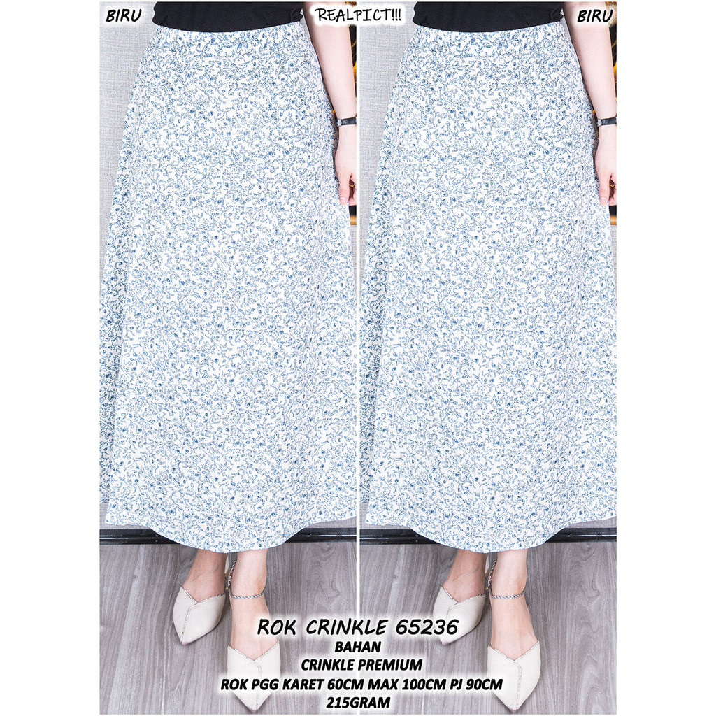 Jual ROK CRINKLE 65236 (READY STOK) | Shopee Indonesia