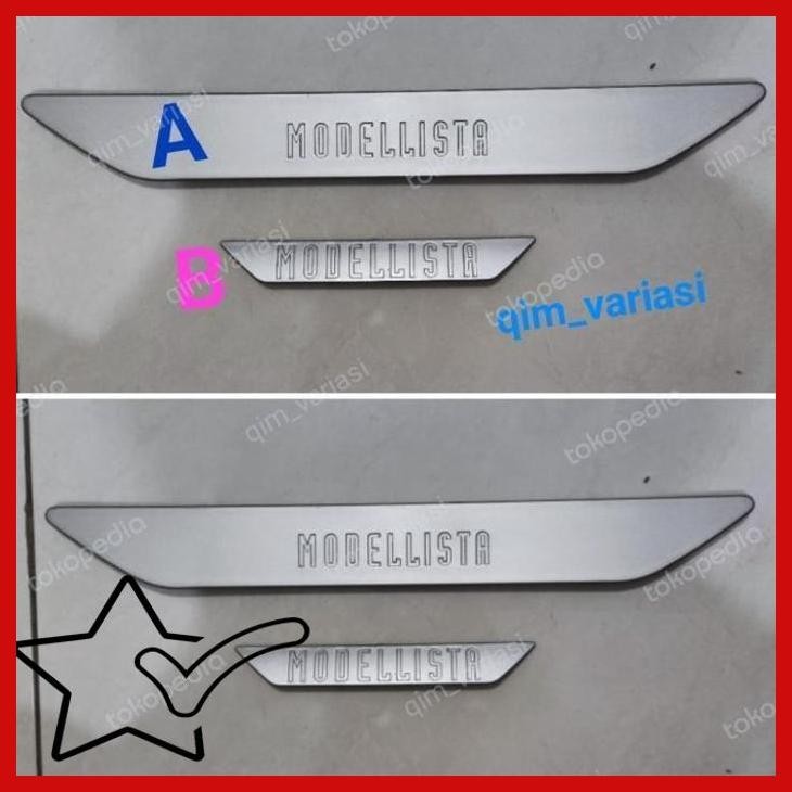 Jual [QIM] EMBLEM LOGO PANEL BODYKIT BUMPER MODELLISTA TOYOTA INNOVA ...