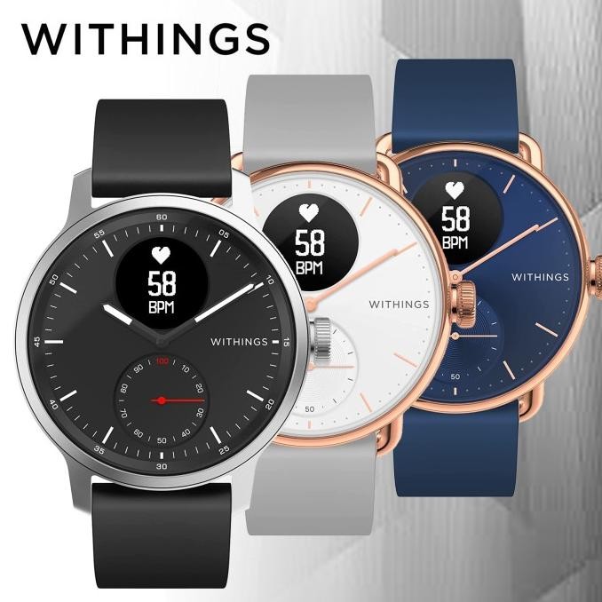 Jual CO Withings ScanWatch, Hybrid Smartwatch GPS Heart Rate ECG Sleep ...
