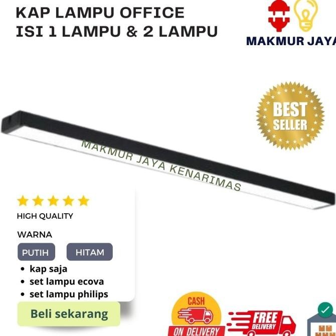 Jual Lampu - Hanging Lamp Office Tl T8 Set Philips Led Kap Lampu Office ...