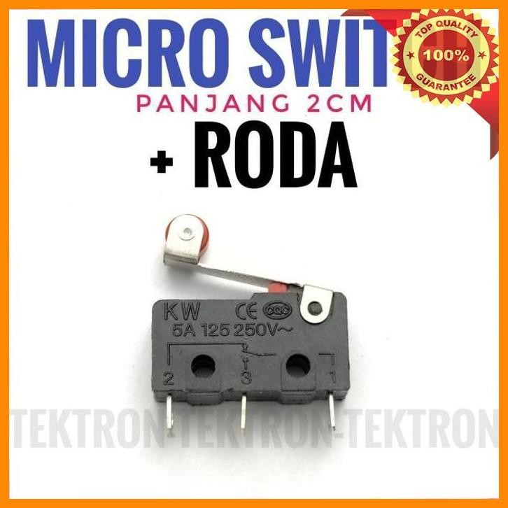 Jual (TEK) MICRO SWITCH 3PIN SPDT 5AMP 2CM PLUS RODA LIMIT 3P 5A SW PINTU JENDELA | Shopee Indonesia