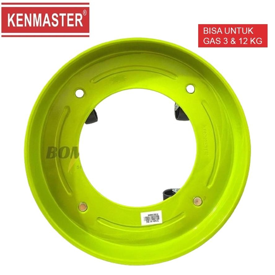 Jual Kenmaster Tatakan Gas Roda Tabung Gas LPJ Besi Bulat Plus Roda 3 ...
