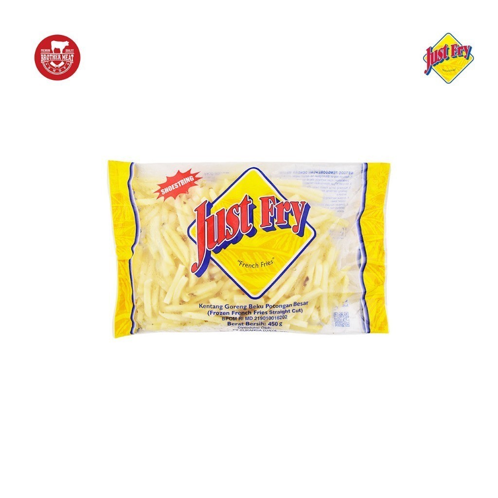 Jual Just Fry Stright Cut Fries 450gr, Kentang Goreng Beku ...