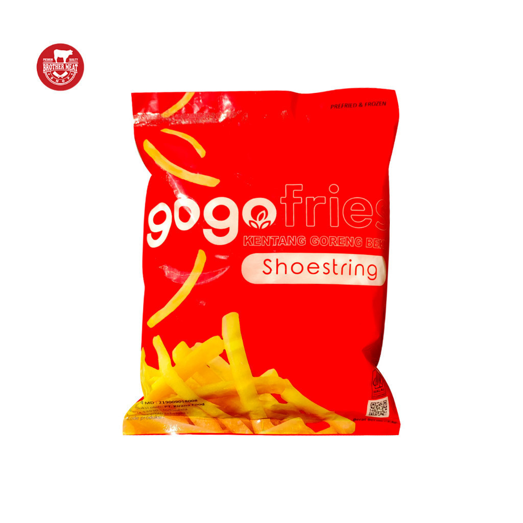 Jual GoGo Fries Shoestring 1kg, Kentang Goreng Frozen Halal | Shopee ...
