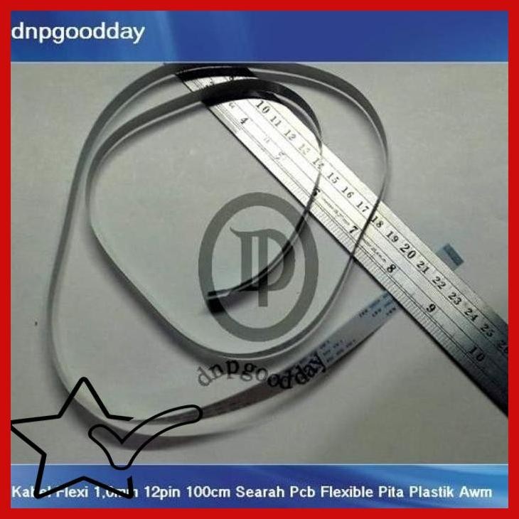 Jual [DNP] KABEL FLEXI 1,0MM 12PIN 100CM SEARAH PCB FLEXIBLE PITA PLASTIK AWM | Shopee Indonesia