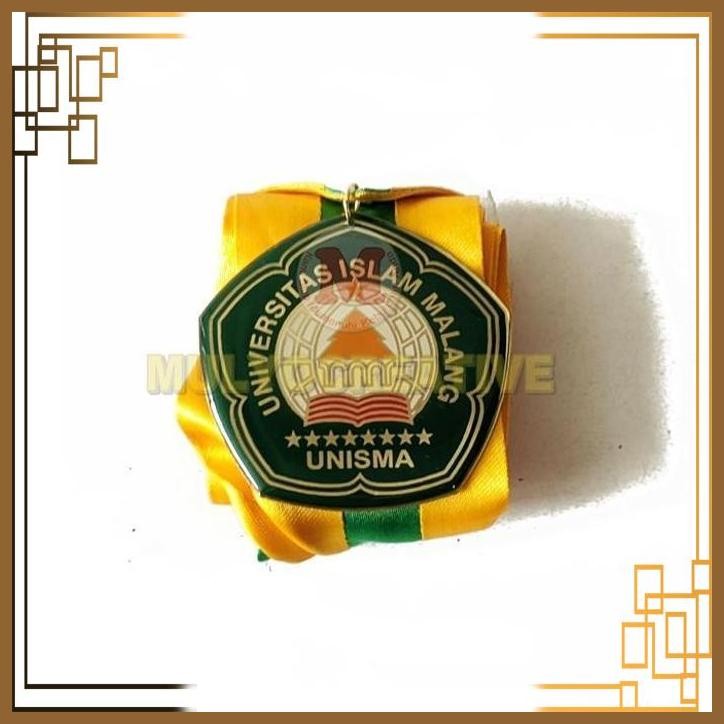 Jual [MCV] MEDALI WISUDA UNISMA MEDALI UNIVERSITAS ISLAM MALANG MEDALI ...