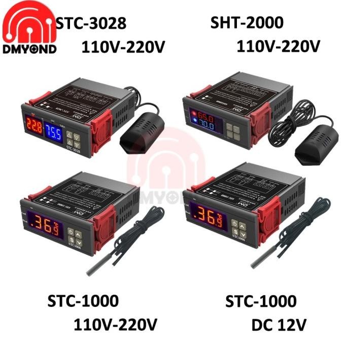 Jual Stc 3028 Stc 1000 Digital Pid Temperature Humidity Controller Thermostat Humidistat 220V ...