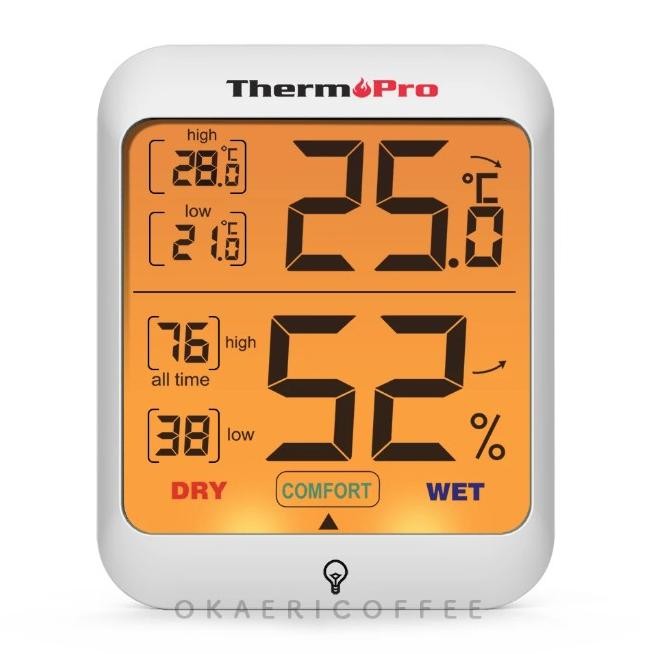 Jual Indoor Thermometer Hygrometer Thermopro Termometer Suhu Ruang Tp53 Shopee Indonesia