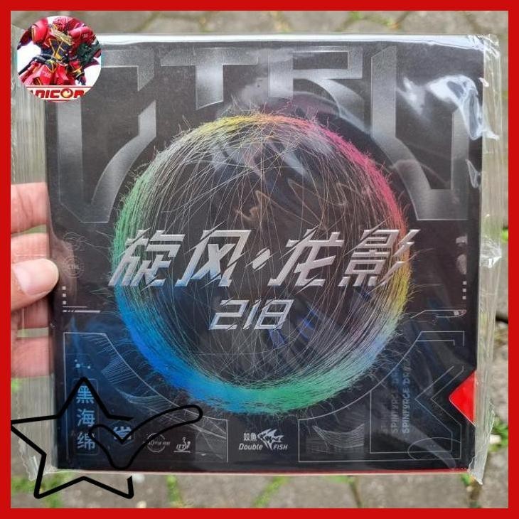 Jual [ACB] DOUBLE FISH 218 CTRL SPIN FORCE DRAGON SHADOW KARET TENIS ...