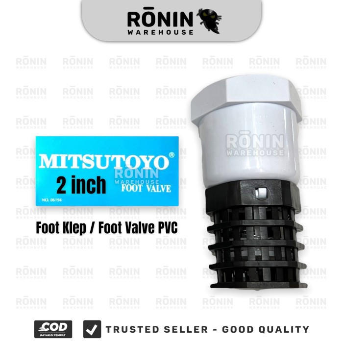 Jual MITSUTOYO Foot Klep PVC 2 inch - Foot Valve Tusen Saringan Filter ...