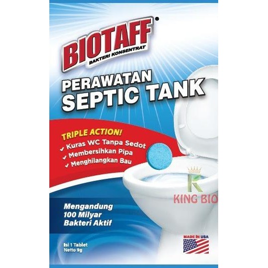 Jual Tablet Biotaff Bakteri Konsentrat | Perawatan Septic Tank Wc ...