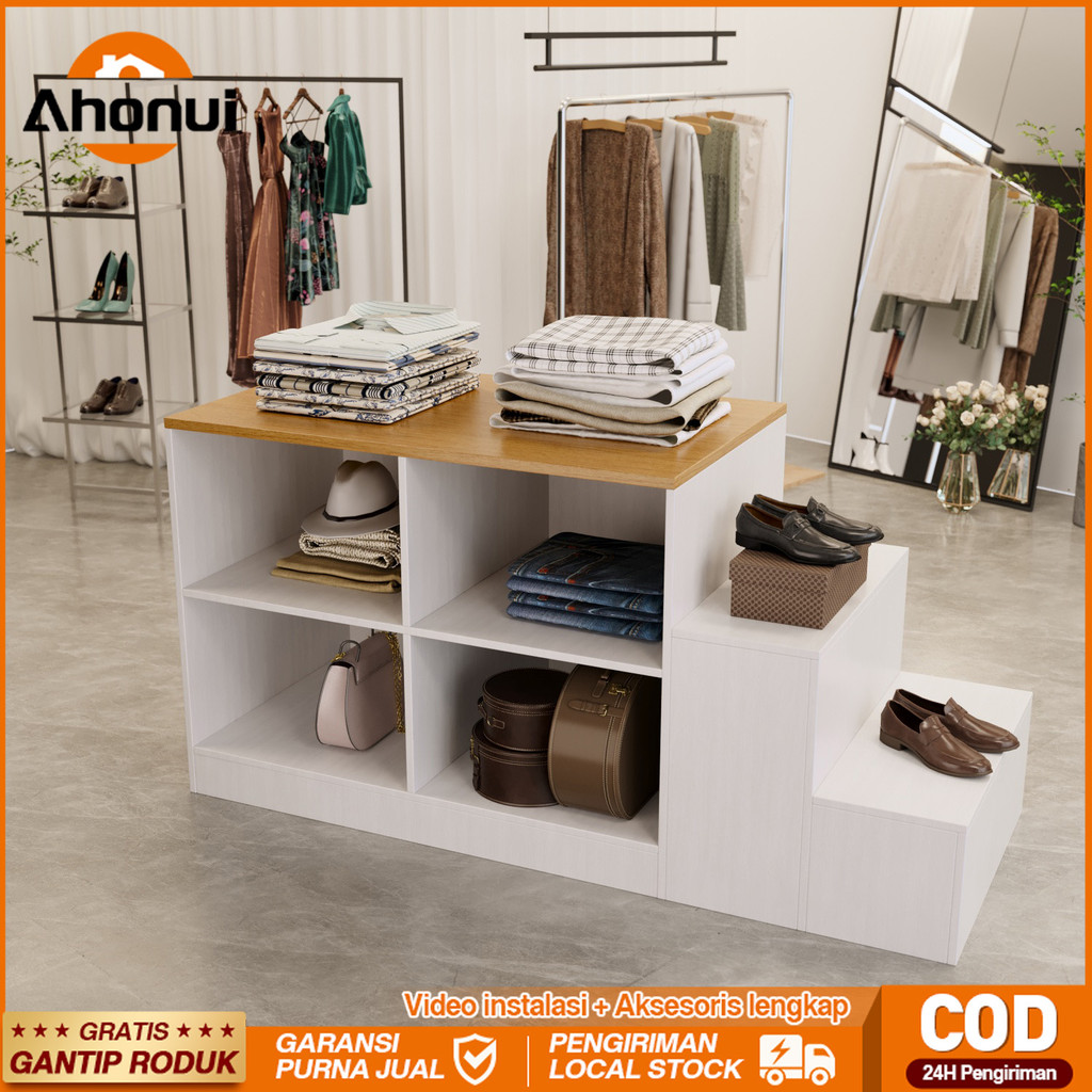 Jual 120/150cm&Garansi Pameran toko/Display Rak Susun/Island Counter ...