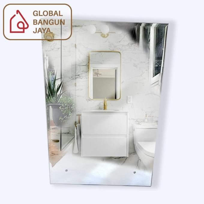 Jual CERMIN KAMAR MANDI PERSEGI PANJANG / CERMIN MURAH NS | Shopee ...