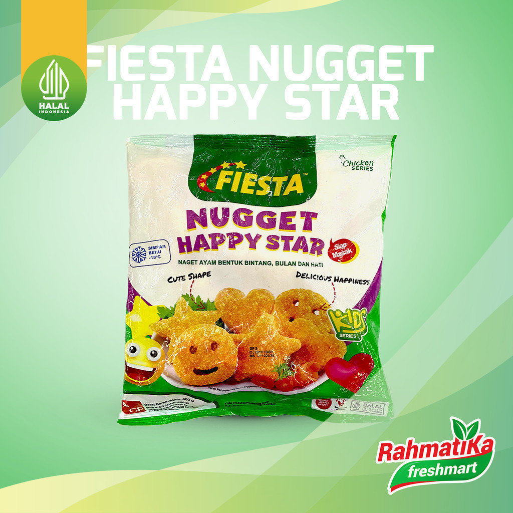 Jual Fiesta Nugget Happy Star / Nugget Ayam Bentuk Bintang, Bulan, Dan ...