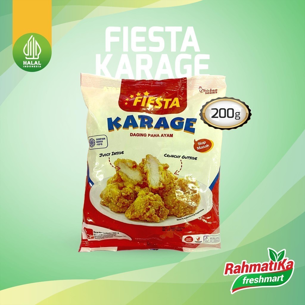 Jual Fiesta Chicken Karage / Daging Paha Ayam Fiesta 200 gram | Shopee ...