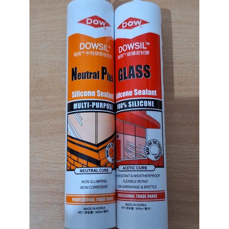 Jual Promo Dowsil Dow Corning Asam/Corning Netral lem kaca Silicone Sealant COD | Shopee Indonesia