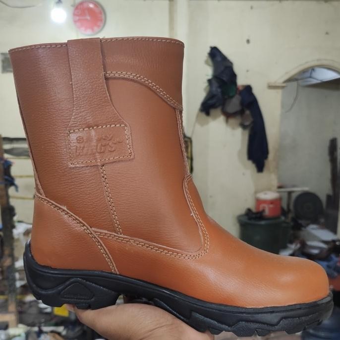 Jual Sepatu Safety Kulit Kings 805 Coklat | Shopee Indonesia