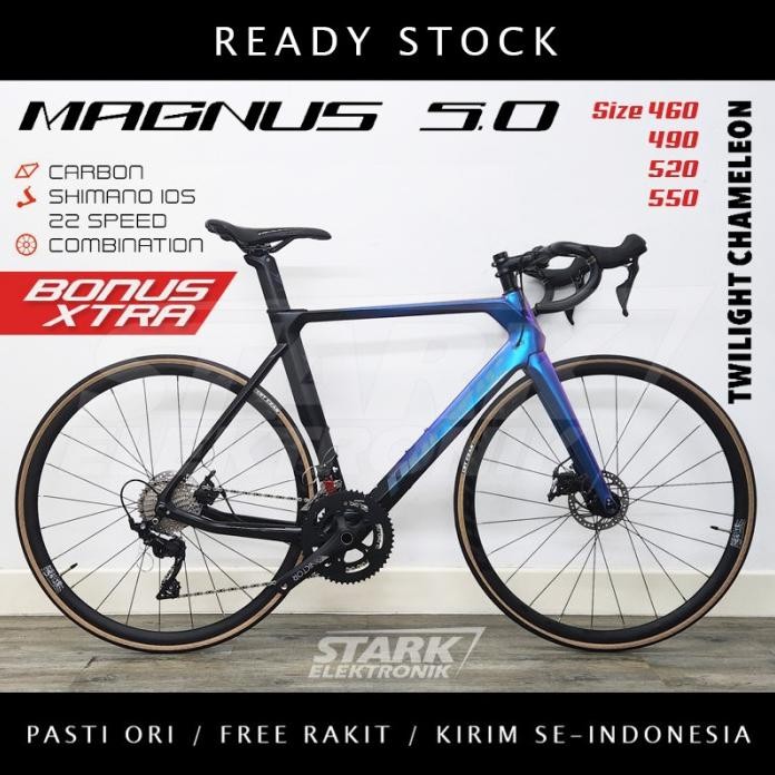 Jual Pacific MAGNUS 5.0 Carbon 700C Roadbike Sepeda Balap ROAD BIKE ...