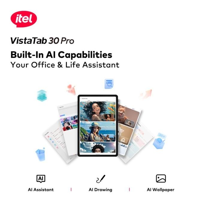 Jual itel VistaTab 30 Pro 8/256GB - Super thin 7mm - 13" FHD+ high ...
