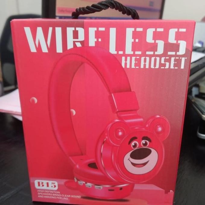 Jual [ B15 ]HEADPHONE BANDO BLUETOOTH / WIRELESS KARAKTER SERI B15 ...