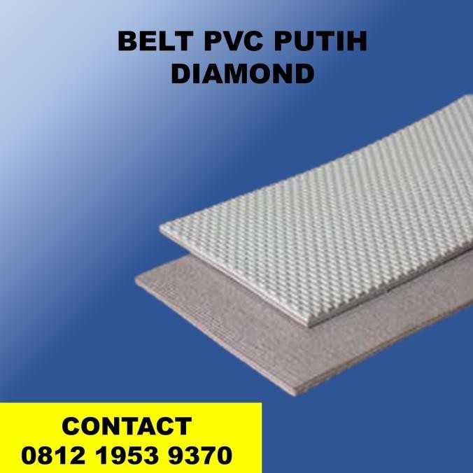 Jual Conveyor Belt Pvc Warna Putih Diamond 2 Mm New Stok | Shopee Indonesia