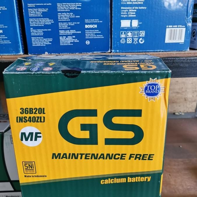 Jual HARGA DISC - AKI BATERAI MOBIL GENSET GS ASTRA KERING MF NS40ZL/36B20L NS 40 ZL GRS ...