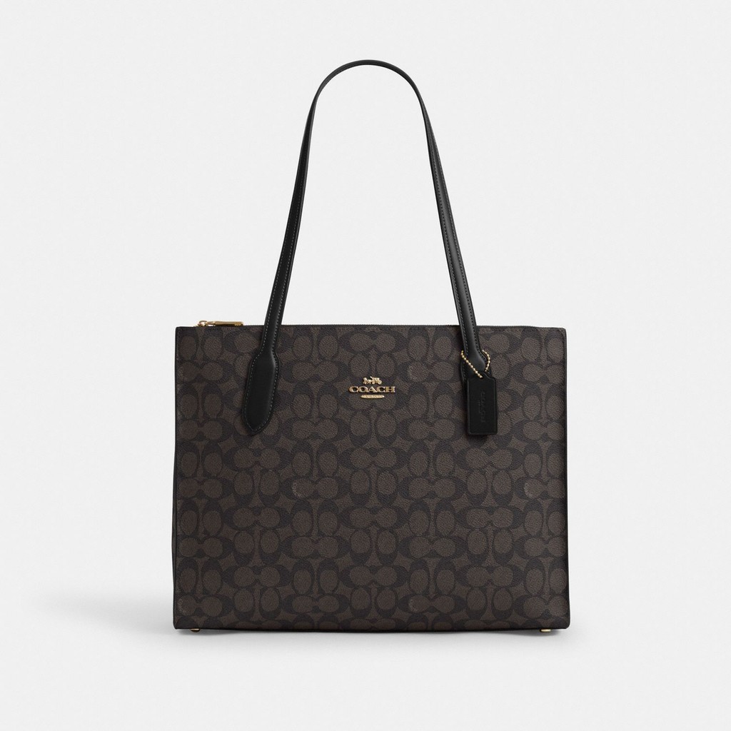 Jual Coach Nina Tote In Signature Canvas - Tas Jinjng Wanita | Shopee ...