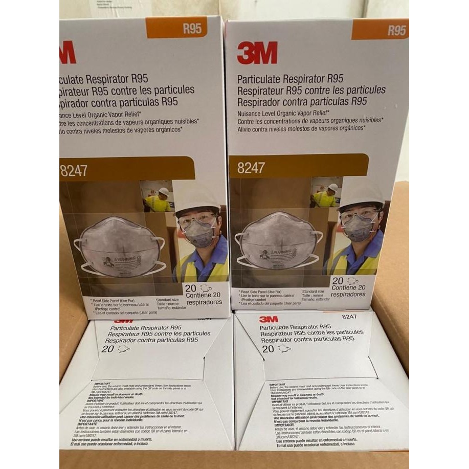 Jual 3M Masker R95 Type 8247 Co | Shopee Indonesia