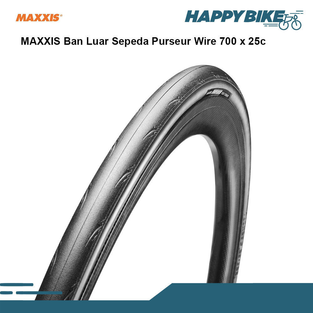 Jual MAXXIS Tire Ban Luar Sepeda Road Bike Fixie City Bike Pursuer 700 x 25C Nylon | Shopee ...
