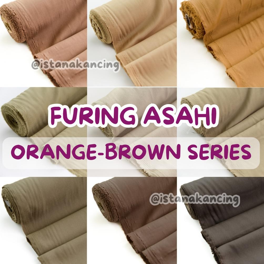 Jual Rwe-45 Kain Furing Apl Asahi Lebar 115Cm | Kain Furing Orange ...