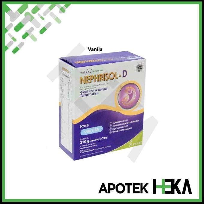 Jual Nephrisol-D Vanila 231 Gram - Susu Pasien Ginjal Dialisis Promo ...
