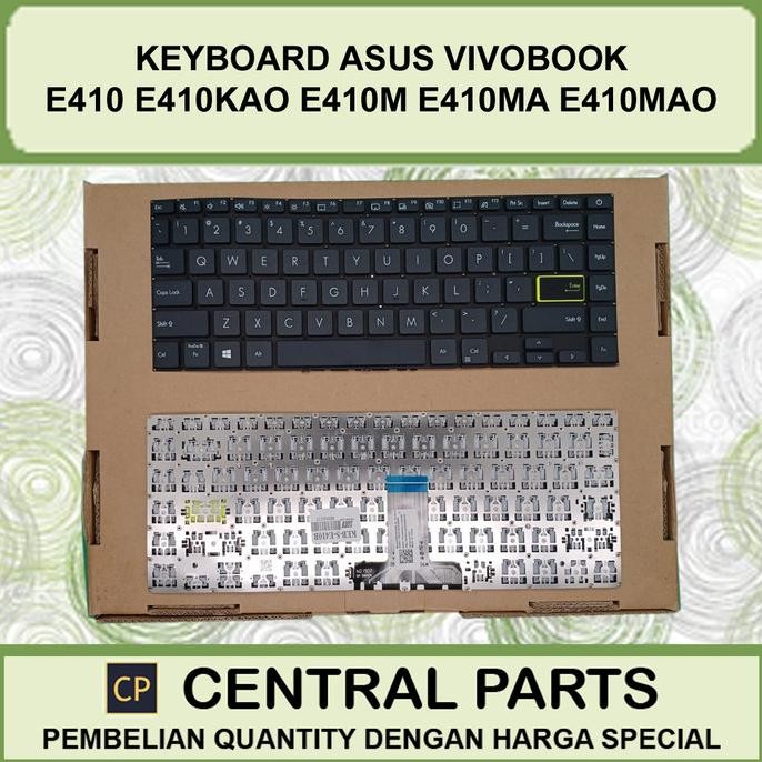 Jual Keyboard Asus Vivobook E410 E410Kao E410Ma E410M E410Mao New Stok ...