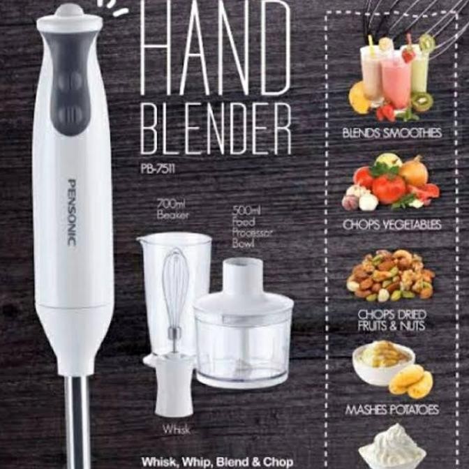 Jual Diskon! Hand Blender Pensonic Pbi-7511 - 3 Fungsi - Mixer - Food ...