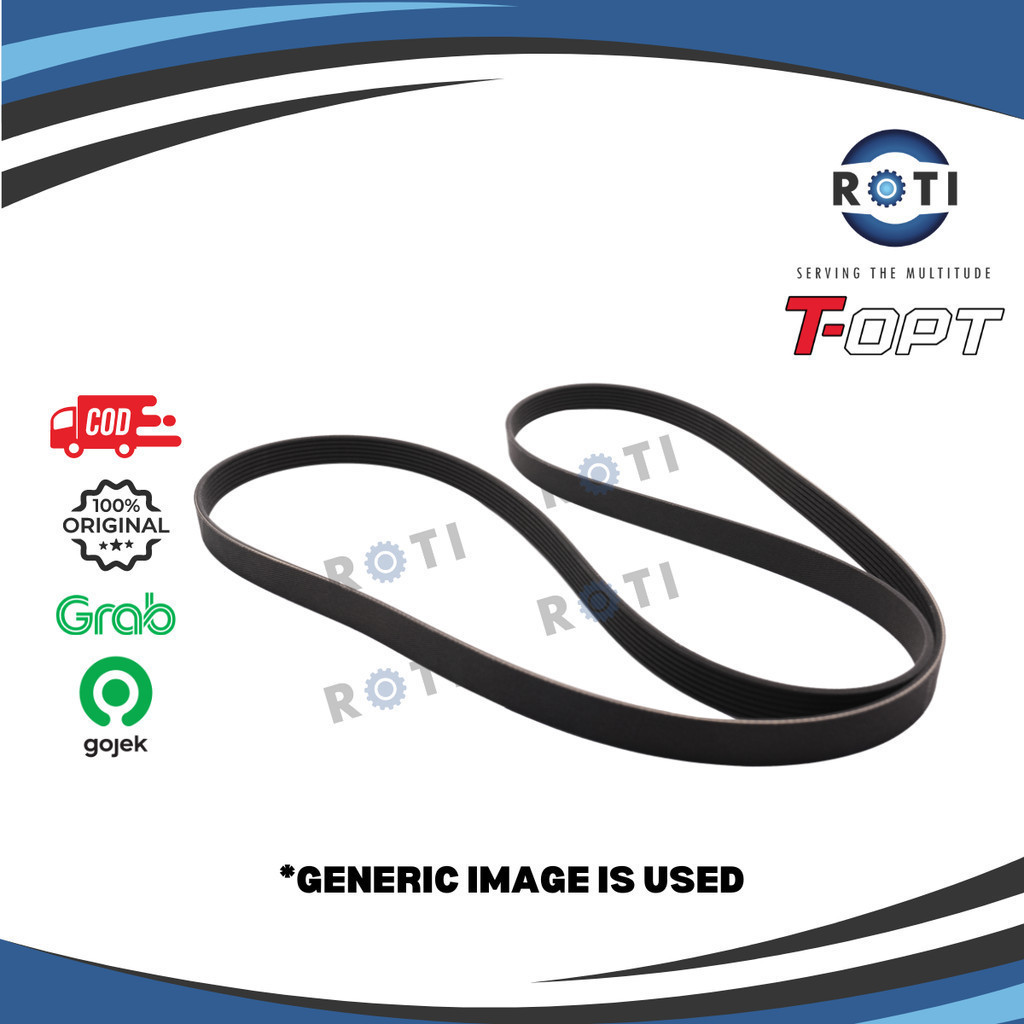 Jual FAN BELT INNOVA FORTUNER HILUX IMV TOYOTA 90916-TT201-8M ORIGINAL ...