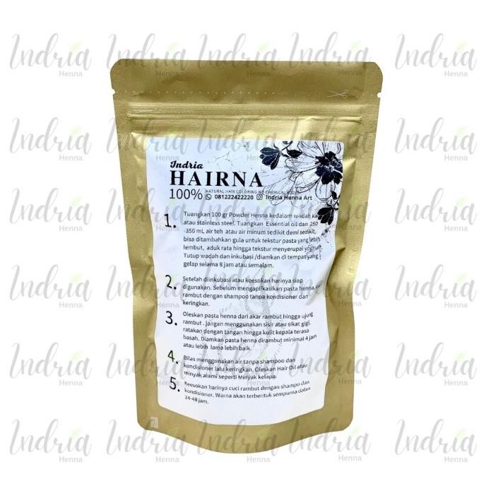 Jual Indria Hair Henna 100 gr pewarna rambut alami (Reddish) | Shopee ...