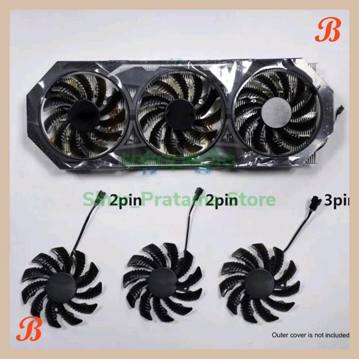 Jual [SRP] Fan Kipas Vga Gigabyte 75mm 3pin Triple Fan GTX 970 R9 280X ...