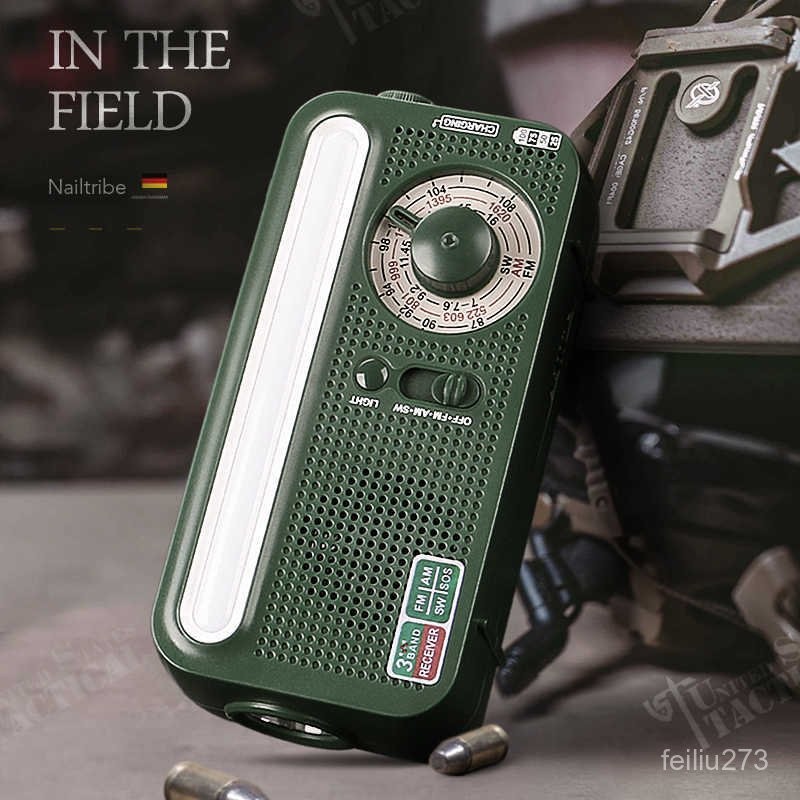 Jual Radio Engkol Darurat Jerman dengan Senter, Radio Luar Ruangan ...