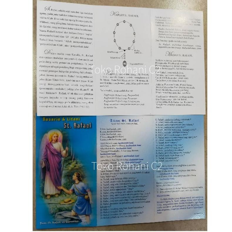 Jual Sale! Lembaran Doa Rosario & Litani Santo Rafael - Lembaran Doa ...