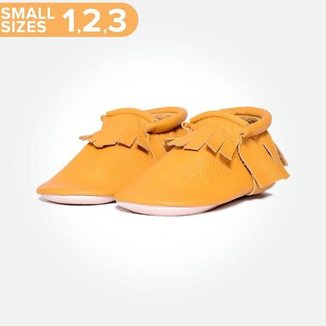 Jual ready baby moccasins featherlight small - yellow yolk (sepatu bayi ...
