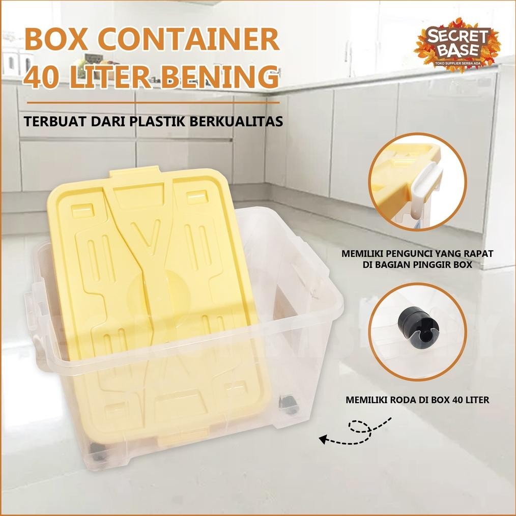Jual Box Container 40 Liter + Roda - Kontainer Box Plastik / Container ...