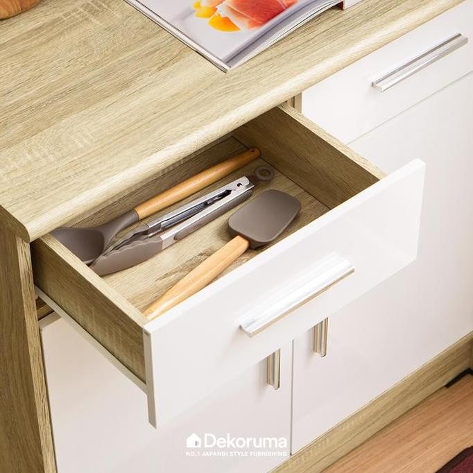 Jual Dekoruma Rak Bawah Dapur 2 Pintu - Kitchen Set - Cubic ELENA KSB ...