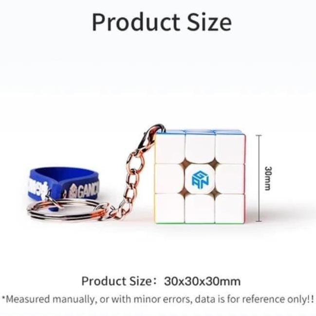 Jual Magic Cube 3X3 Gan 330 Keychain Puzzle Kubus 3X3X3 Gan 330 ...